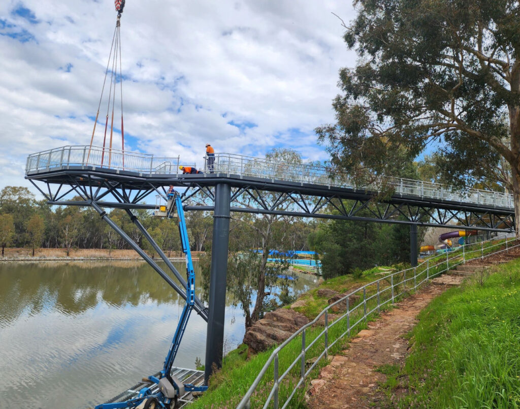 Narrandera Skywalk nearing completion - Inside Local Government